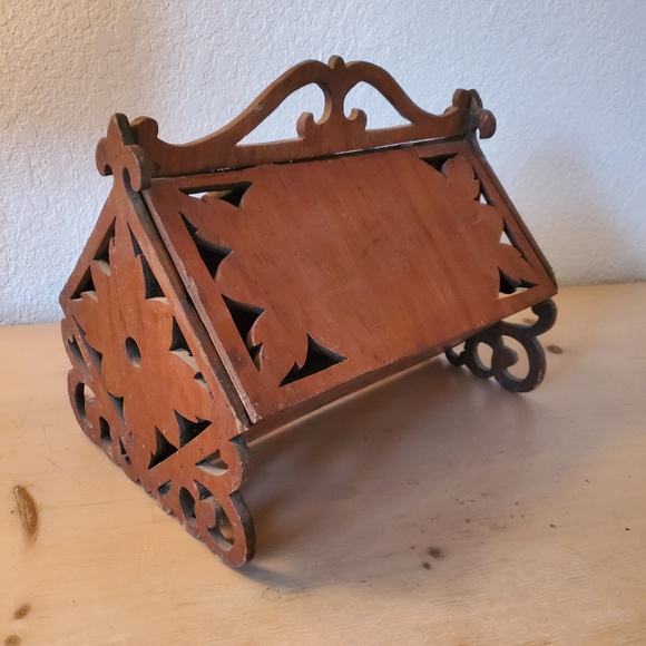 Handmade | Storage & Organization | Antique Handmade Carved All Wood ...
